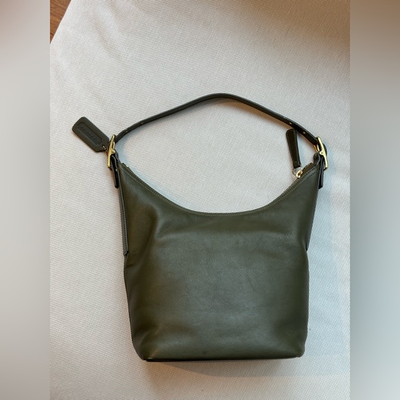 Coach | Bags | Vintage Coach 9823 Green Legacy Hobo Bucket Bag | Poshmark